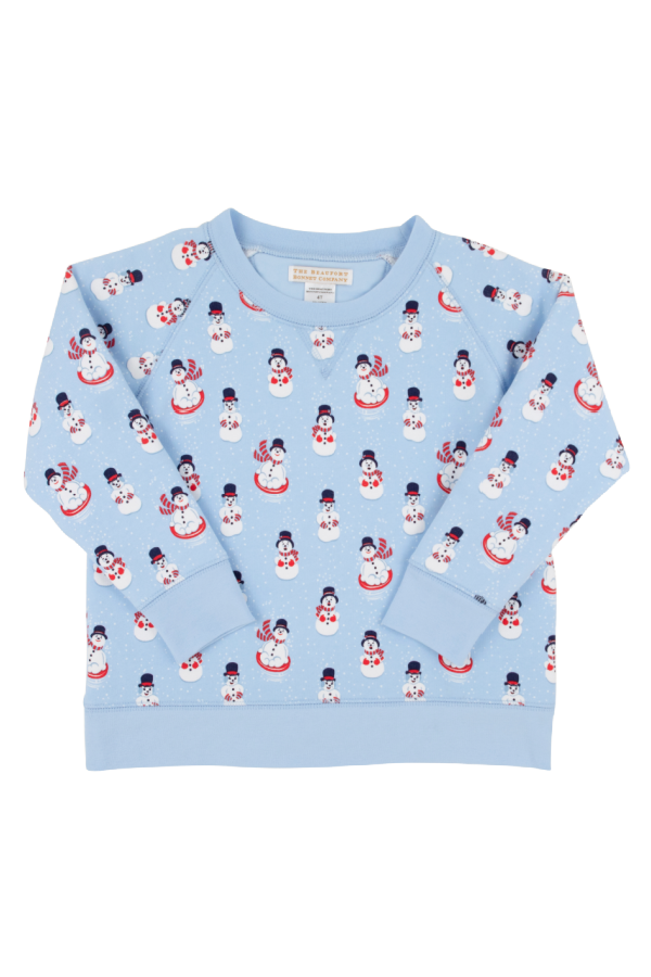 Smitty Sweatshirt Frosty Friends/Beale Street Blue – The Frilly Frog